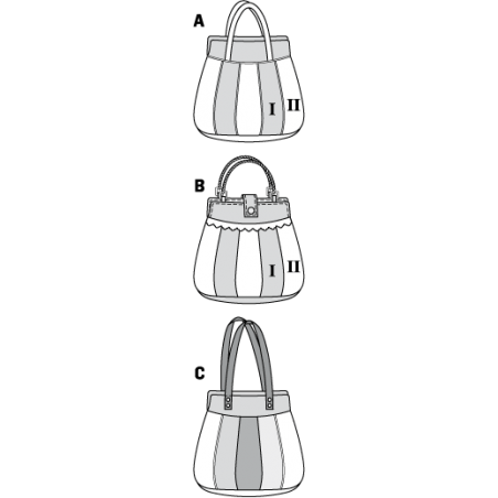Burda Bag Fabric Sewing Pattern 7264
