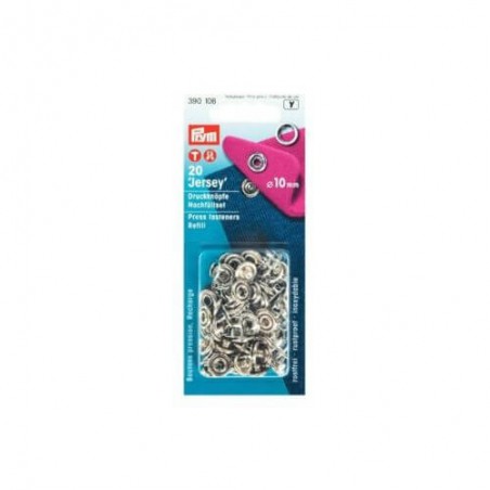Prym Press Fasteners 10mm Jersey Ring Refill 20 Pieces