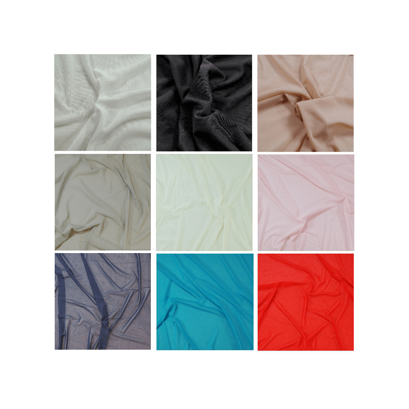 Power Net / Mesh Fabric – 4-Way Stretch, Sheer & Supportive 162cm Wide