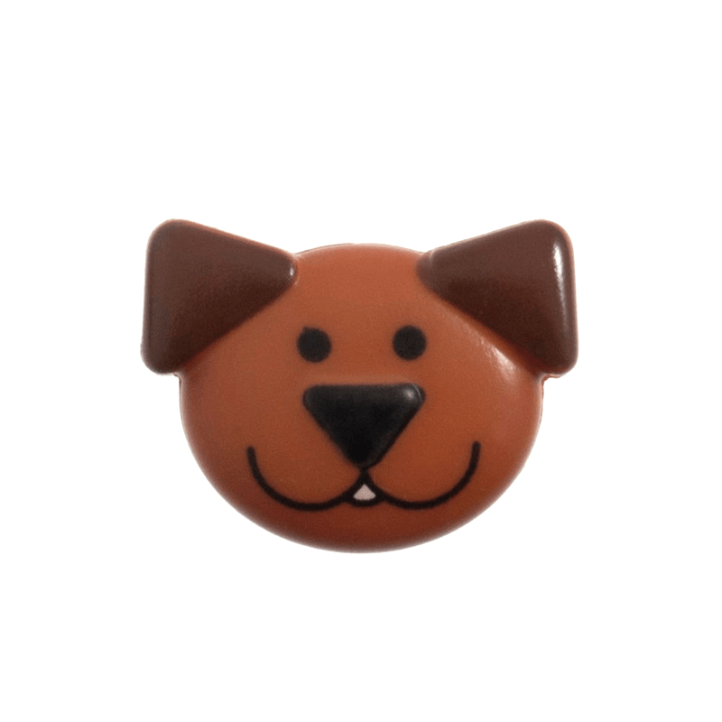 Single Button 20mm Animal Faces Cute Animals Novelty 32 Lignes Craf...