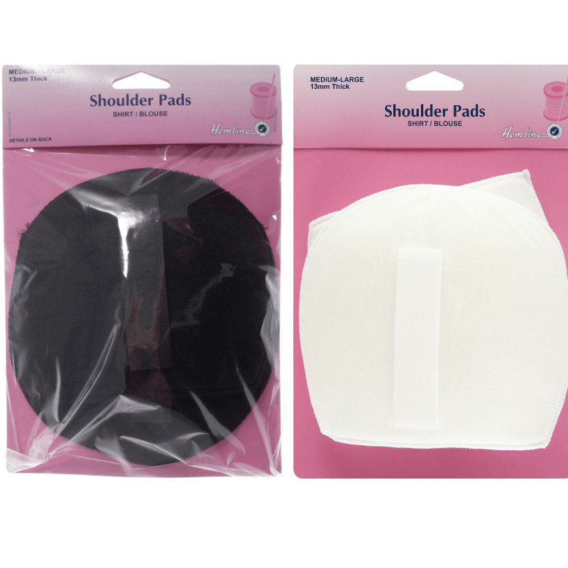 Hemline 1 Pair Raglan Shoulder Pads For Shirt / Blouse Medium Large