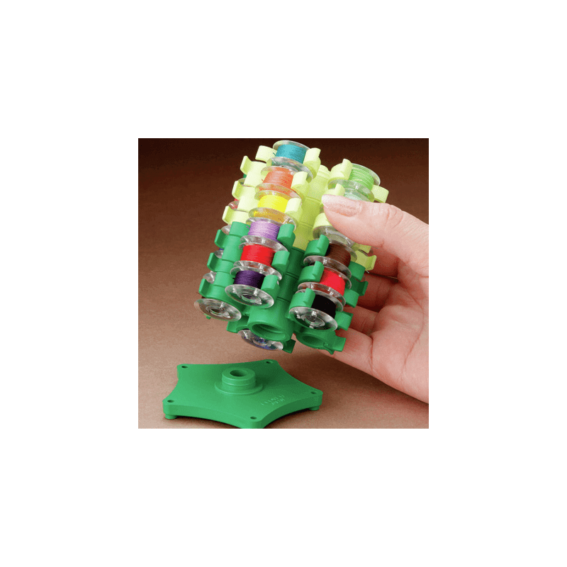 Clover 30 Stack 'n' Store Bobbin Storage Tower – Organise & Tangle-Free