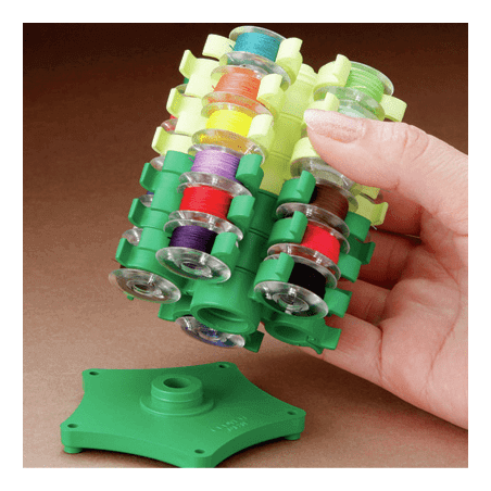 Clover 30 Stack 'n' Store Bobbin Storage Tower – Organise & Tangle-Free