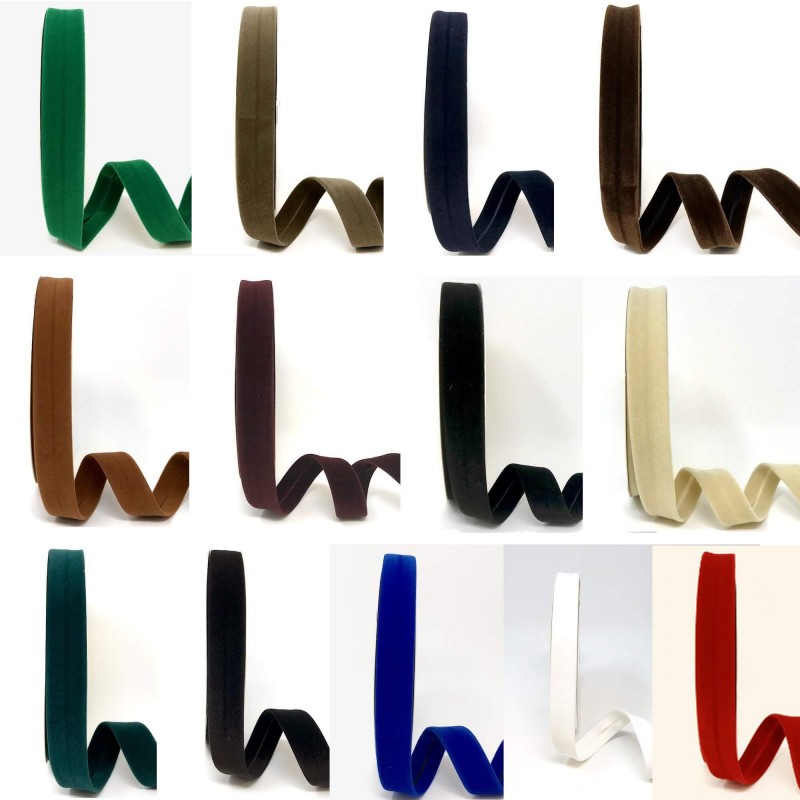 18mm Or 30mm Velvet Bias Binding Trim