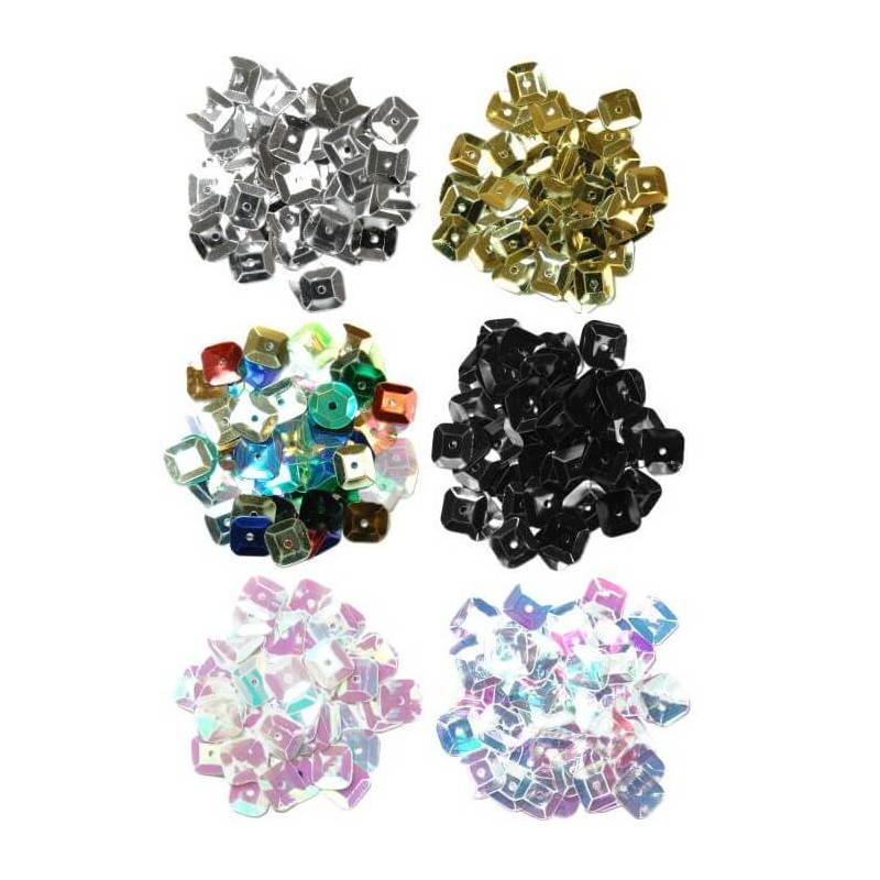 5mm Cup Sequins 12 Colours Sewing Embellishments