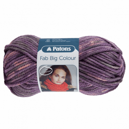 Patons Fab Big Colour 100% Acrylic Super Chunky Knit Yarn Craft Woo...