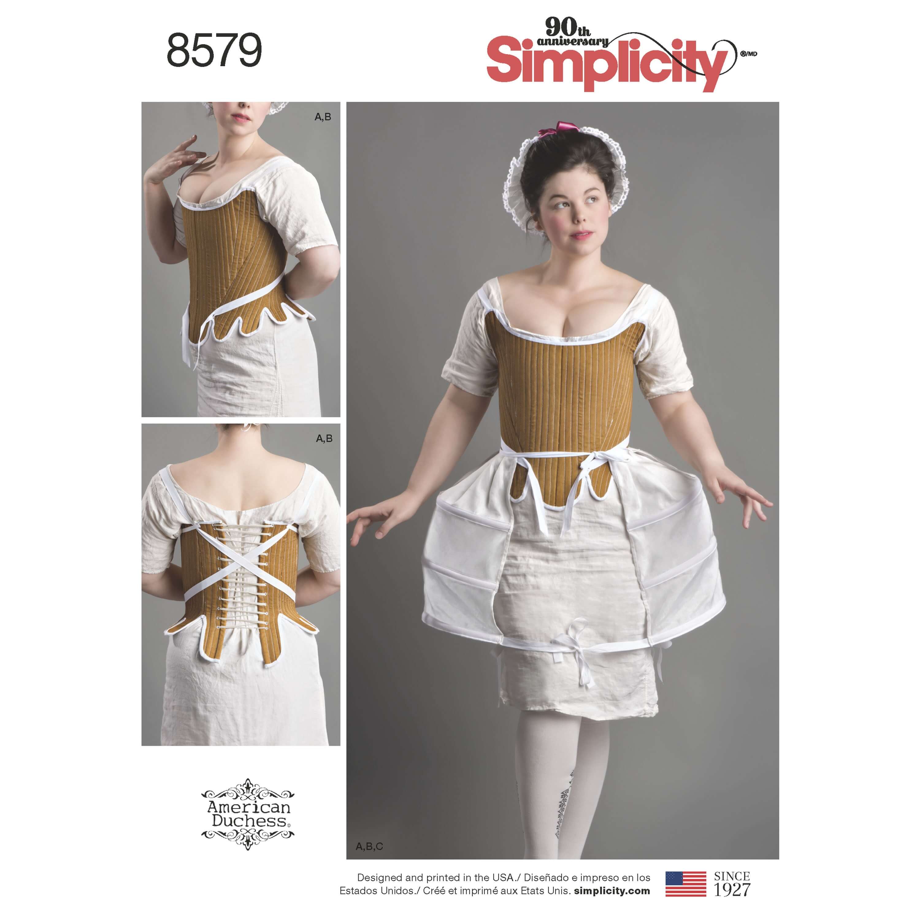 Simplicity Sewing Pattern 1139 Misses Civil War Undergarments Vinta...
