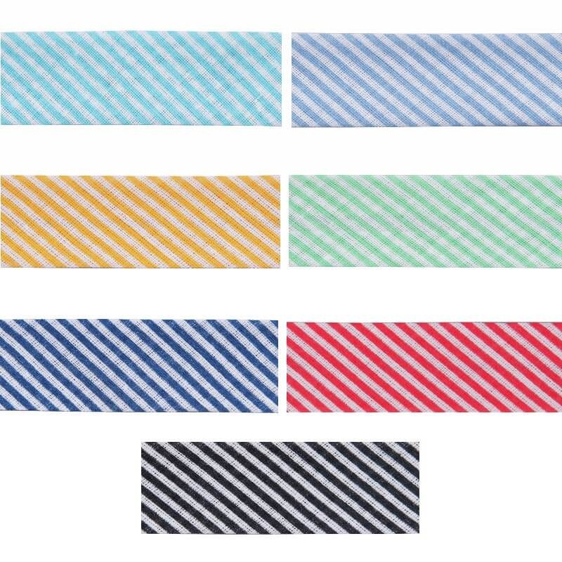 20mm Stripes Cotton Bias Binding Tape