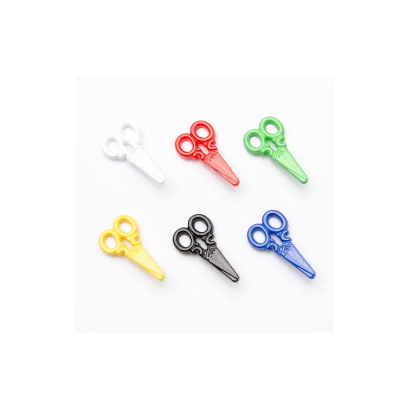 1 x Craft Scissors Button 18mm Plastic Shank Novelty