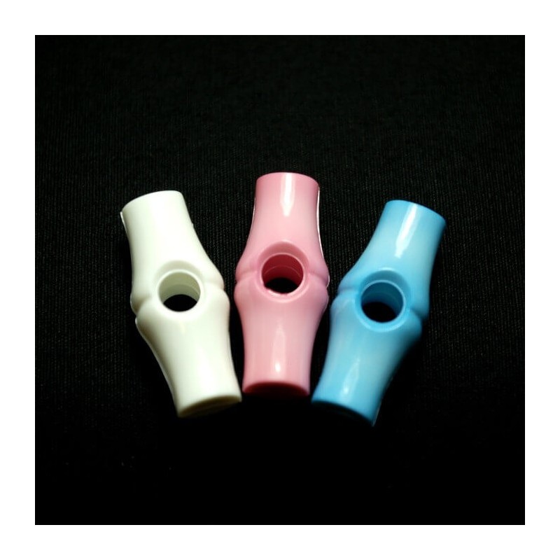 3 x Baby Colour Duffel Toggle 25mm Acrylic Plastic Craft Buttons