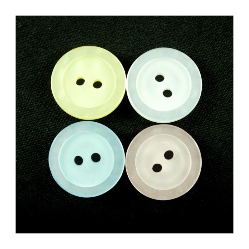 10 x Classic Style Metallic Dish 17mm Acrylic Plastic Buttons