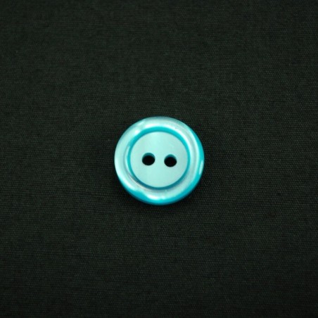 Two Tone Curve Dish 17mm Acrylic Plastic Buttons